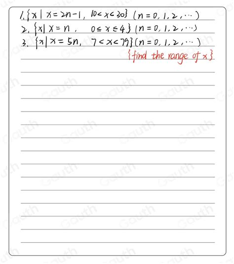 Solved Use Set Builder Notation To Name The Set 1 The Set Of All Odd
