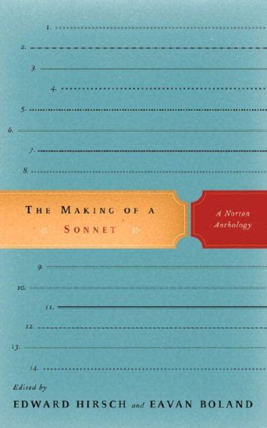 Pre Owned Making Of A Sonnet Paperback 0393333531 9780393333534