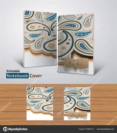 Back School Notebook Cover Designs Mockups Ready Print Cmyk Color