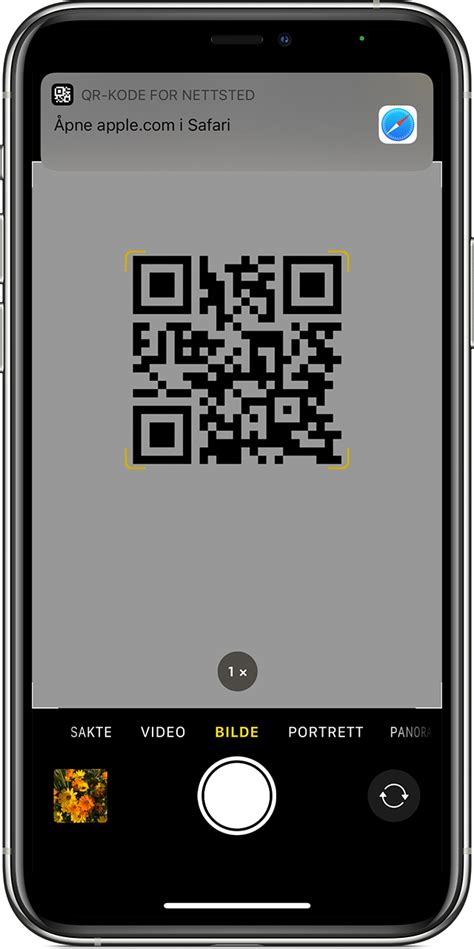 Skann Qr Koder Med Iphone Ipad Eller Ipod Touch Apple Kundestøtte