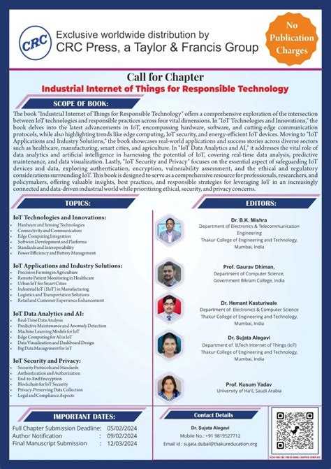 Dr Hemant Kasturiwale Jain On Linkedin Wishing Happy New Year 2024 Call For Chapter