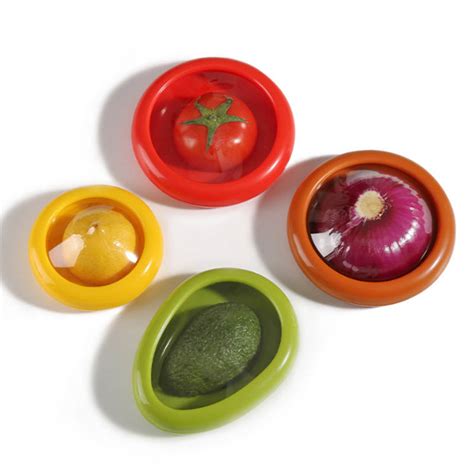 4 Pcs A Set Vegetable Storage Containers Homeware Cookware Storage