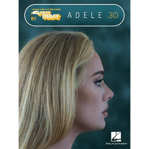Hal Leonard Adele 30 Keyboard And Organ Songbook Bax Music