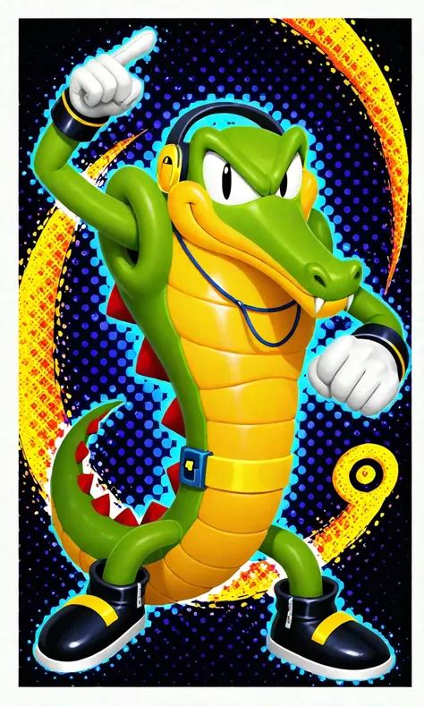 Classic Vector The Crocodile Sonic The Hedgehog Seaart Ai Model