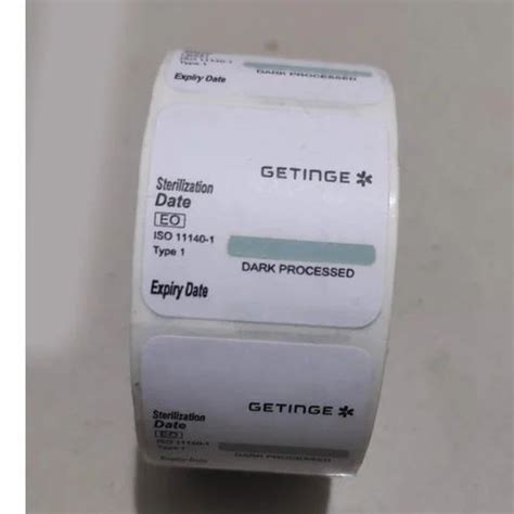 White Base Documentation Label Eto Roll For Hospital At Rs 390 Roll In Surat