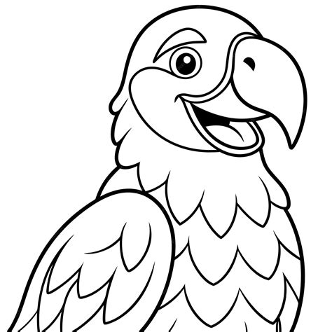 Eclectus Parrot Bird Smiles Icon Vector Premium Ai Generated Vector