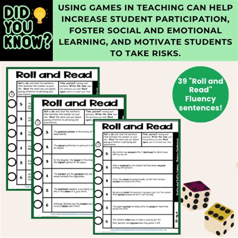 Multisyllabic Word List And Games Multisyllable Fluency Activity Year