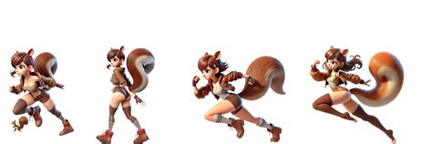 Squirrel Girl Smash Bros Render Pack By Strombo1inator On Deviantart