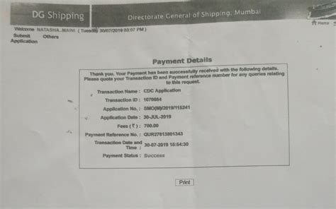 Dg Shipping — Continuous Discharge Certificate Booklet