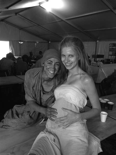 Lena Kasparians Last Day On The Mad Max Set With An Actress Wearing A