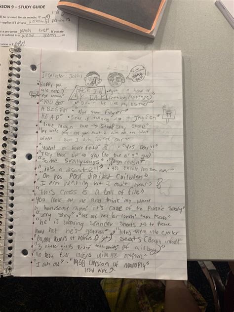 Drivers Ed “notes” Study Guide Drivers Ed Notes