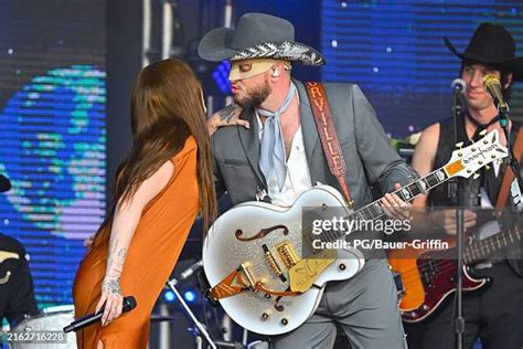 Noah Cyrus And Orville Peck Are Seen At Jimmy Kimmel Live On July