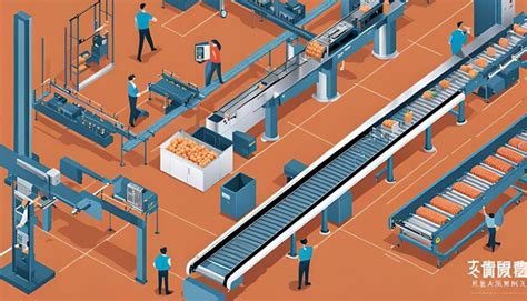 Conveyor Line Composition Premium Ai Generated Image