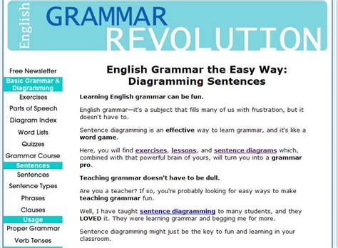 Enhancing Grammar Skills Try These Sentence Diagramming Exercises