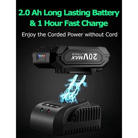 Buy Kimo Cordless Drill Driver Kit 46pcs Accessories 20v Impact Drill Set With 20ah Battery