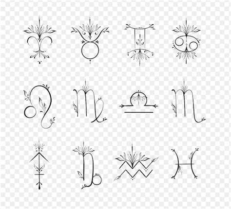 Simple Zodiac Sign Tattoos 60 Photos