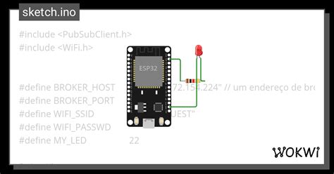 Automação Led Mqtt Wokwi Esp32 Stm32 Arduino Simulator Automação Led Mqtt Wokwi Esp32 Stm32 Arduino Simulator