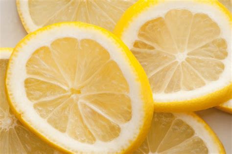 Close Up Of Sliced Lemon Free Stock Image