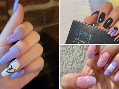 Army Diseños De Uñas De Bts 【ideas E ImÁgenes】