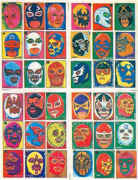 Lucha Libre Mexican Graphic Design Mexican Art Wrestling Posters
