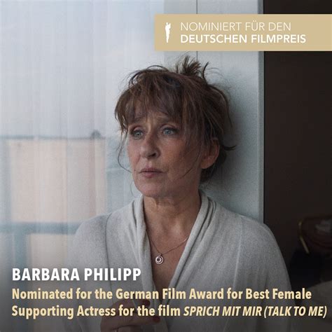 Barbara Philipp Nominated For The German Film Award 2024