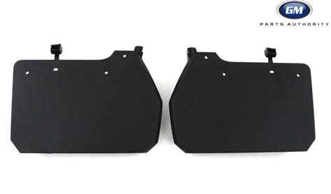 2019 2026 Gmc Sierra 1500 Front And Rear Molded Splash Guard Pkg Black
