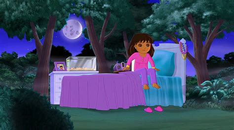 Dora In Pajamas Getting Into Her Bed To Sleep By Panyinbrew On Deviantart