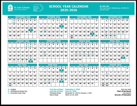 Catholic School Board Calendar 2026 Calendar Printable