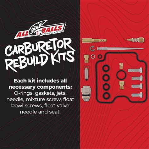 Carburetor Rebuild Kit No 26 1365 All Balls Racing