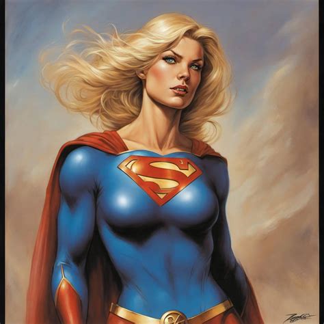 Dc Comics Character Supergirl Kara Zor El By Lepan By Lepantzeus On