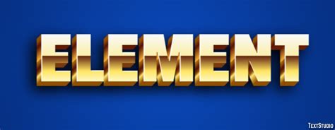 Element Text Effect And Logo Design Word