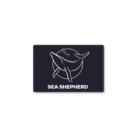 Classic Whale Navy Rectangle Patch Sea Shepherd New Zealand
