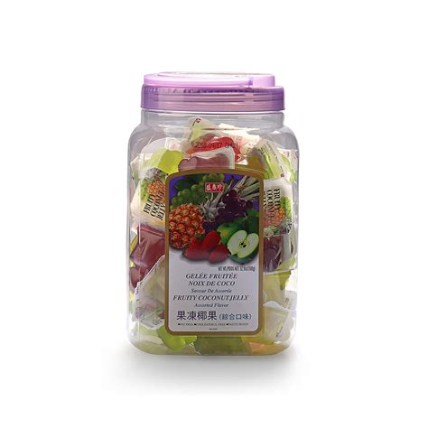 Triko Assorted Flavor Fruity Coconut Jelly Jar 15kg Rau Cau