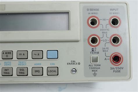 Hp 3478a Multimeter Full Front Panel W Hp 5061 5212 Rev A Lcd Display
