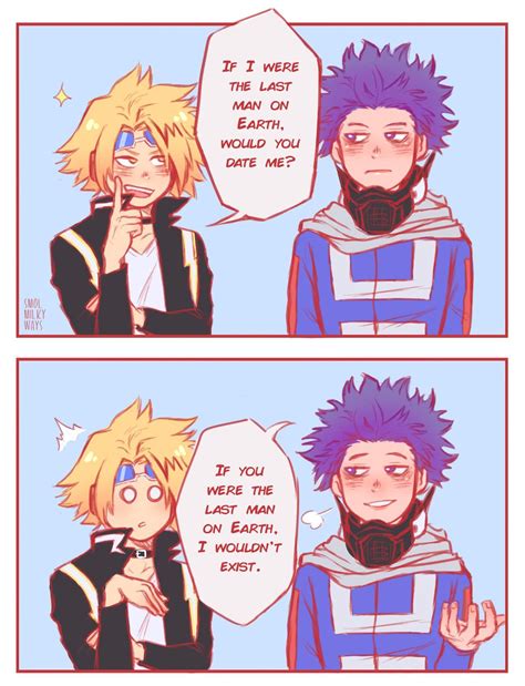 Bnha Kaminari And Shinsou Being Big Brain Source Smolmilkyway On Twitter Yaoifluff