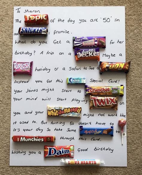 Creative Candy Bar Cards
