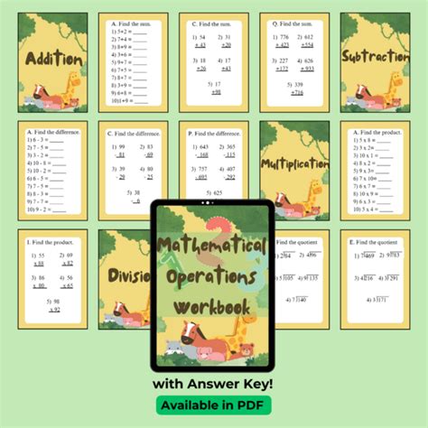 Math Workbook Bundle For ₱349