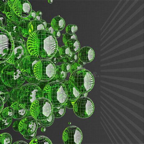 Green Glass Sphere Stock Illustration Illustration Of Modern 79132716
