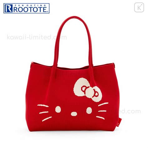 Japan Sanrio Rootote Deli Tote Bag Hello Kitty Red Kawaii Limited