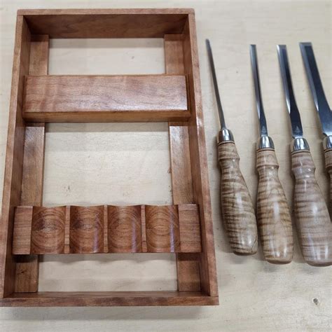 Dovetailed Chisel Trays In Cherry R Woodworking