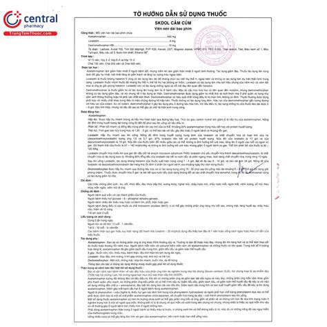 Thuốc Skdol Cảm Cúm Phương Đông Xóa Tan Các Triệu Chứng Khó Chịu Khi Cảm Cúm