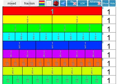 Time To Talk Tech Teach Fractions With A Virtual Fraction Wall
