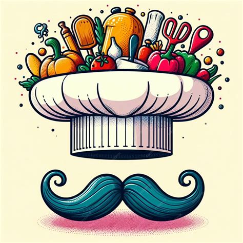 Premium Vector Culinary Delights Logo A Chefs Artistic Expression