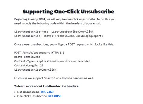 Unlocking The Power Of List Unsubscribe Headers For Seamless Email