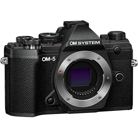 Om5 Om System Om 5 Mirrorless Camera Om5 Black Finish Micro Four