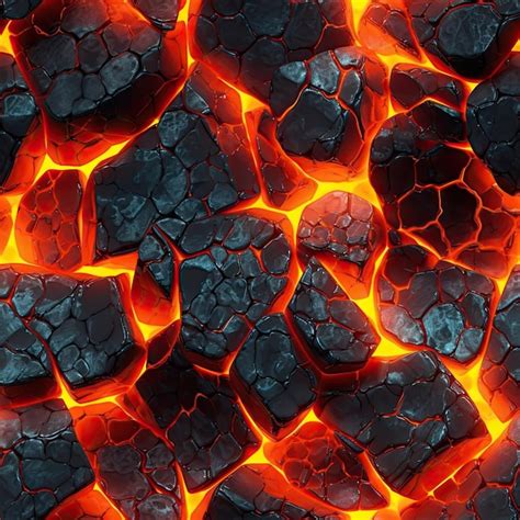 Premium Ai Image Lava Flow Texture