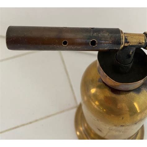 Vintage Lenk Brass Gasoline Blow Torch Steampunk Etsy