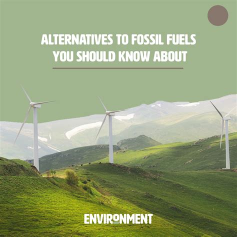 4 Alternatives To Fossil Fuels You Should Know Environment Co