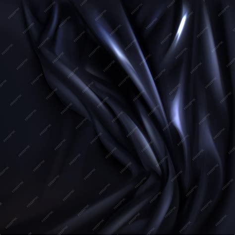 Premium Vector Black Silk Fabric Texture Design Template