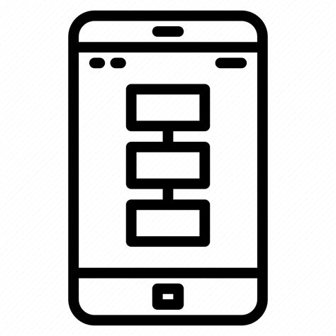 App Develop Development Flowchart Mobile Icon Icon Download On
